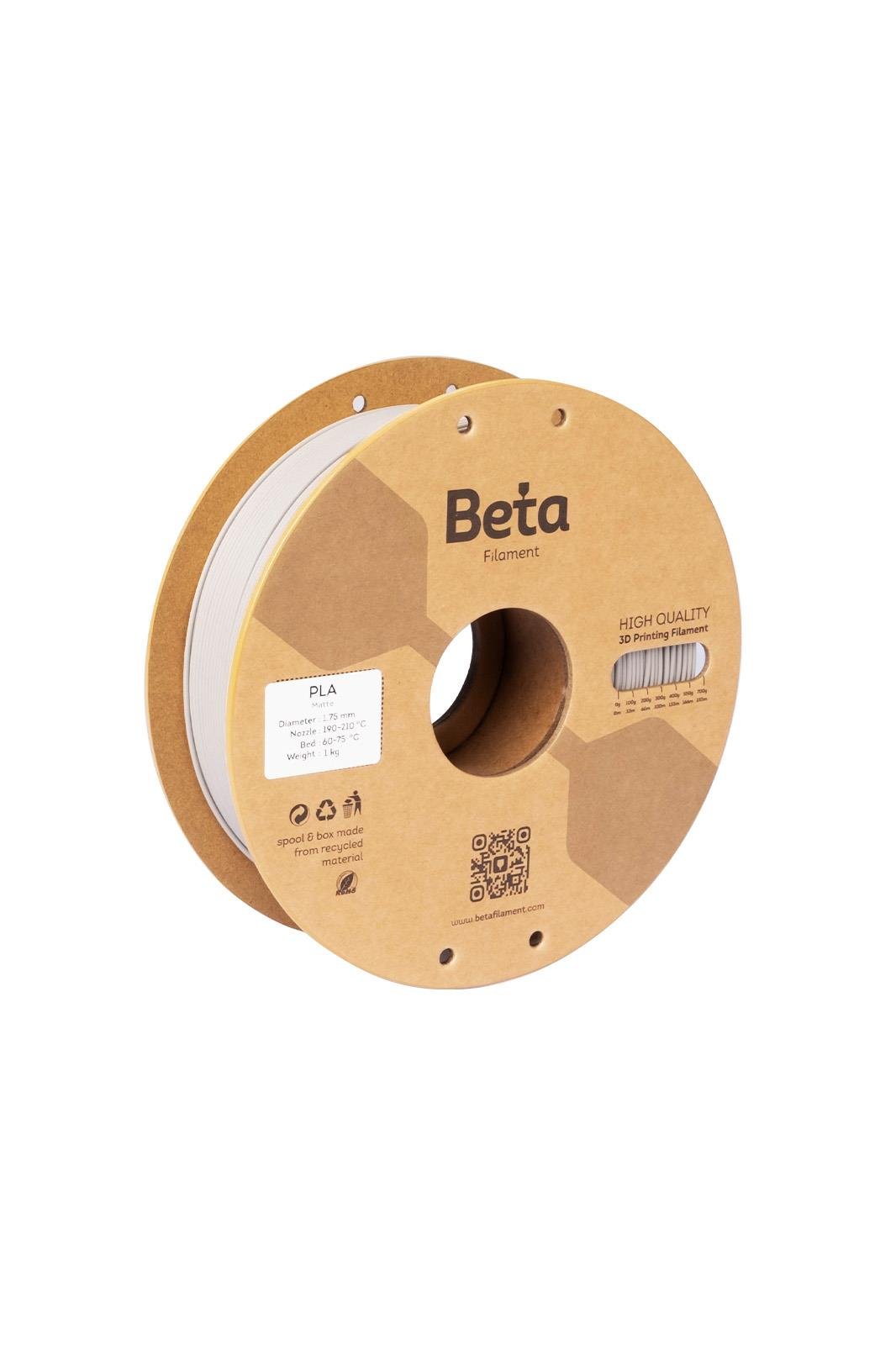 Beta PLA-Matte ფილამენტი თბილი ნაცრისფერი – 3D Lab